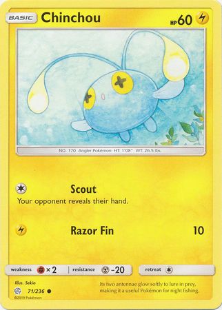 Chinchou 71/236 COMMON – Strictly Animez