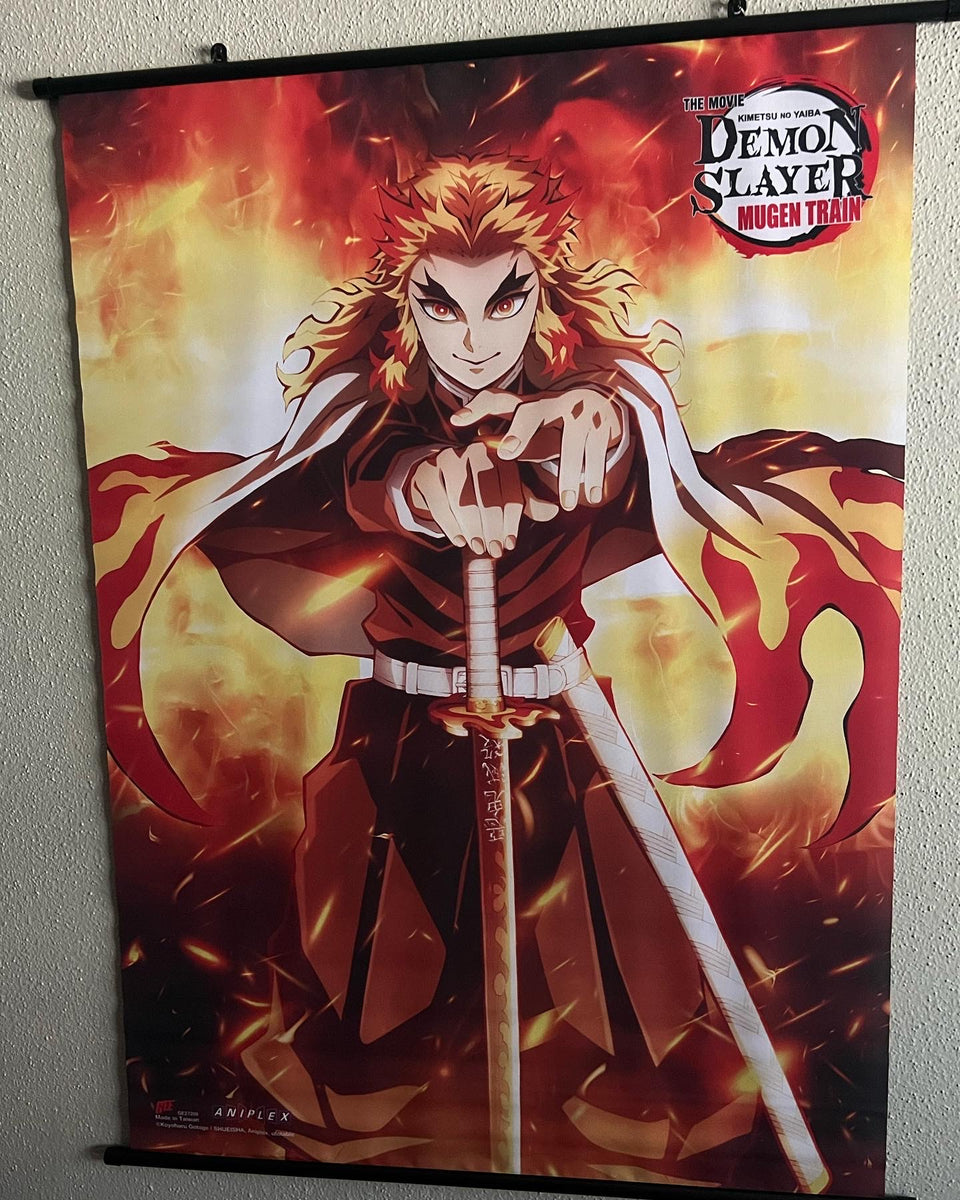 Demon Slayer Rengoku Wall Scroll – Strictly Animez