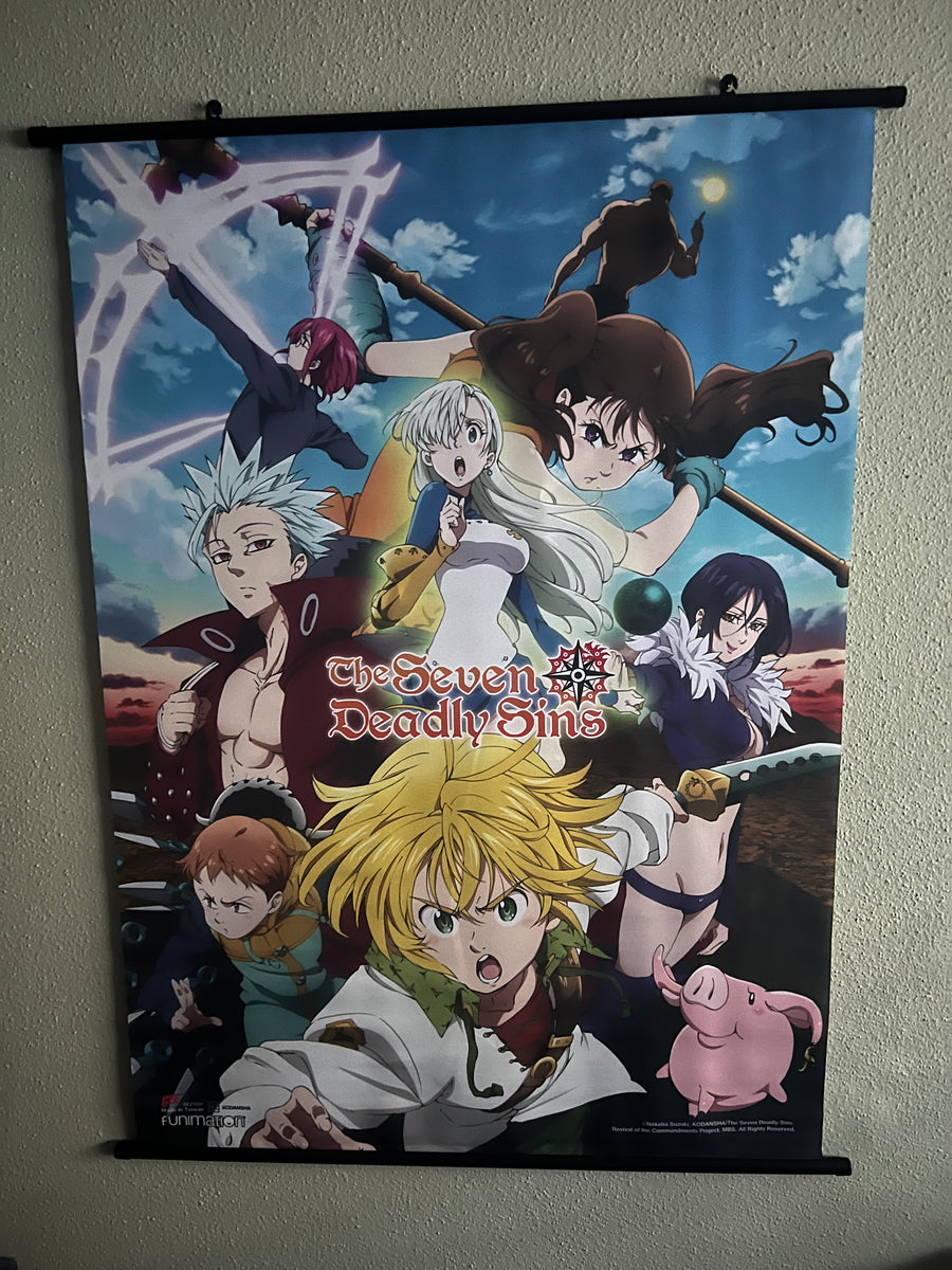 The Seven Deadly Sins S3 Key Art Wall Scroll – Strictly Animez