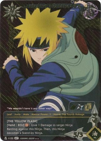Minato Namikaze [The Yellow Flash] - 1122 - Super Rare – Strictly Animez